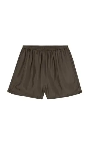RÓHE Taped Silk Shorts