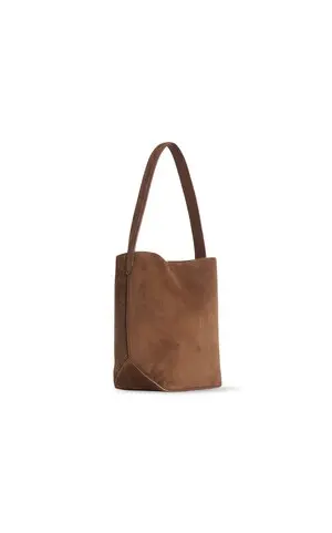 THE ROW Small N/s Park Edge Suede Tote Bag