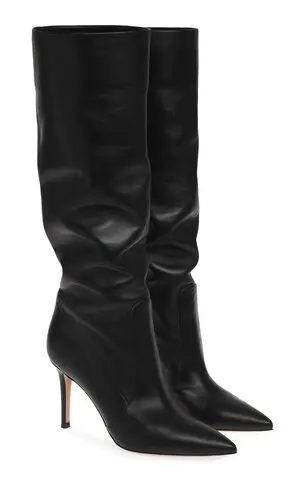 GIANVITO ROSSI Hansan Leather Knee Boots