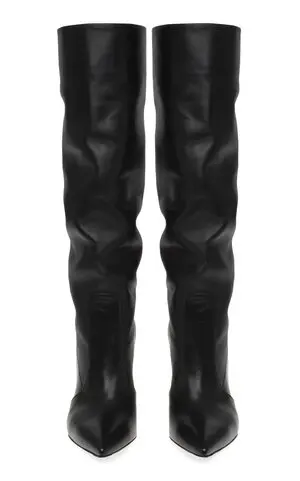 GIANVITO ROSSI Hansan Leather Knee Boots