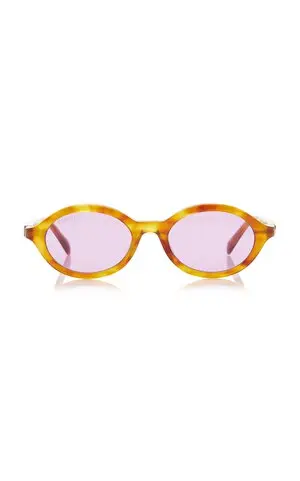 Gucci Round-frame Sunglasses - Brown