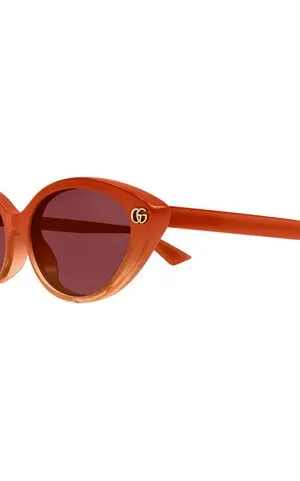 Gucci Cat-eye Acetate Sunglasses - Orange