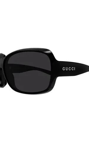 Gucci Acetate Mask-frame Sunglasses - Black