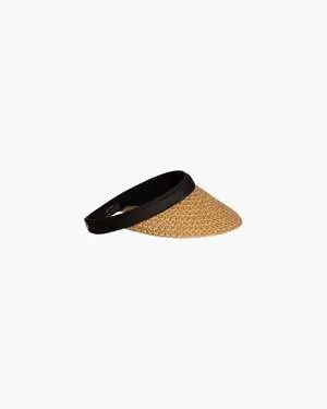 Eric Javits Women's Structured Visor Natural/black