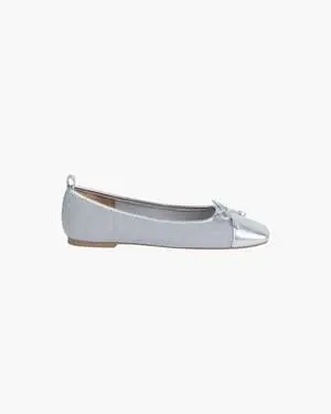 Eric Javits Parris Ballet Flat - Silver