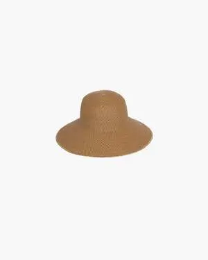 Eric Javits Hampton Squishee Straw Hat - Natural/gold