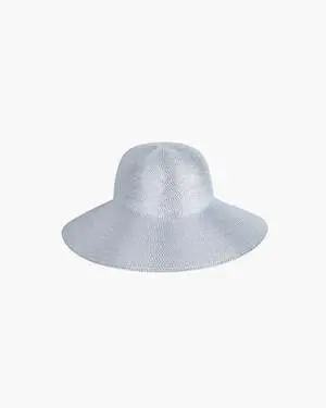 Eric Javits Hampton Squishee Straw Hat - Silver