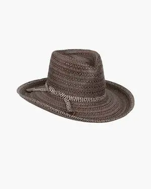 Eric Javits Havana Straw Hat With Upf 50+ Sun Protection - Brownie Mix