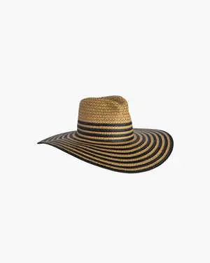 Eric Javits Eric Javits Squishee Fedora Hat Natural/black