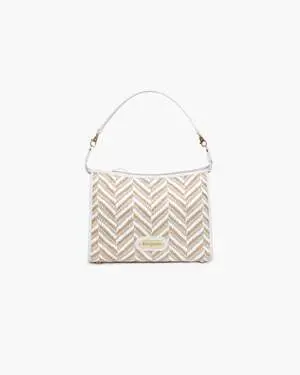 Eric Javits Zip Pouch - White Mix