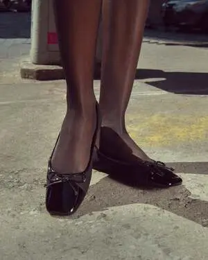 Eric Javits Parris Ballet Flat - Black