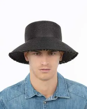 Eric Javits Squishee Raffia Bucket Hat - Natural