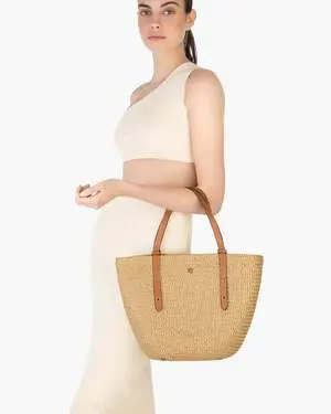 Eric Javits Eureka Squishee Straw Tote