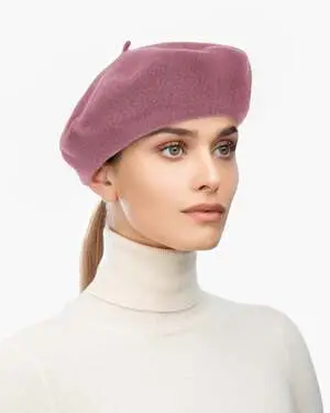 Eric Javits Wool Beret - Camel