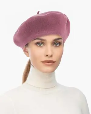 Eric Javits Wool Beret - Camel