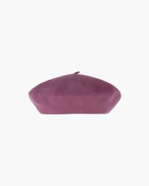 Eric Javits Wool Beret Mauve
