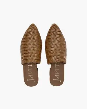 Eric Javits Aura Mule - Saddle