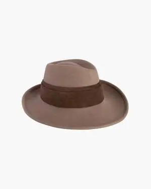 Eric Javits L'avenue Wool Felt Fedora - Almondine