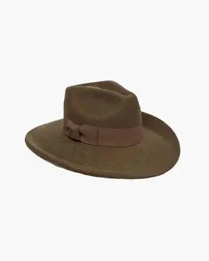 ERIC JAVITS Wool Felt Fedora With UPF 50+ Sun Protection