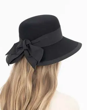 Eric Javits Diva D'hiver Felt Hat - Black