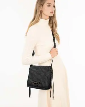 Eric Javits Crossbody Bag - Saddle