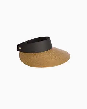 Eric Javits Champ Ii Visor - Natural/black