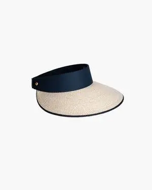 Eric Javits Champ II Visor White Mix/navy