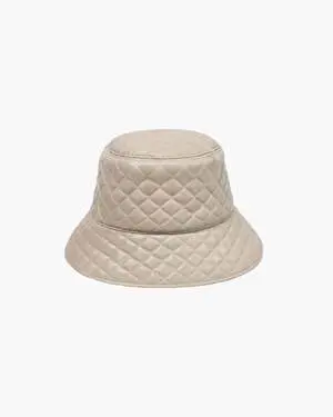 Eric Javits Quilted Bucket Hat - Bone