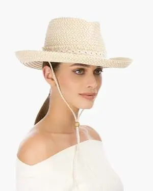 Eric Javits Tucson Sun Hat - White Mix