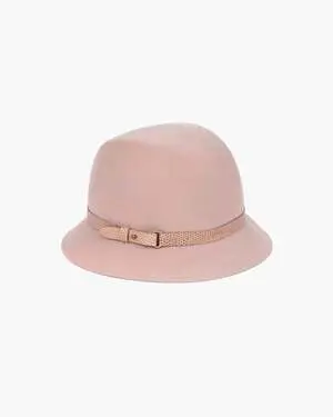 Eric Javits Wickford Cloche Hat - Rosedust