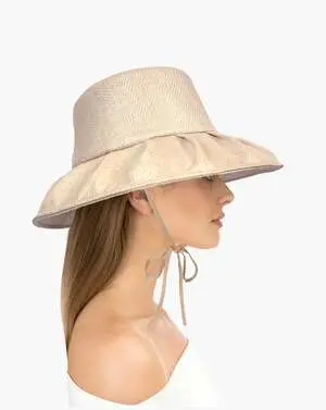Eric Javits Sabrina Bucket Sun Hat - Sand