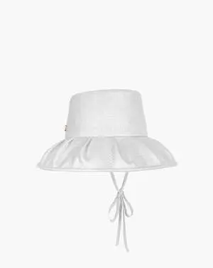 Eric Javits Mid-Size Straw Sun Hat White