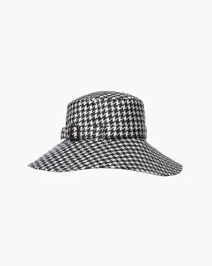 Eric Javits Kaya Rain Hat - Black Check