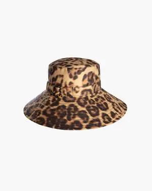 Eric Javits Kaya Rain Hat Natural/jaguar