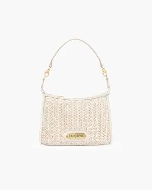 Eric Javits Lil Zippy Zip Pouch - Cream