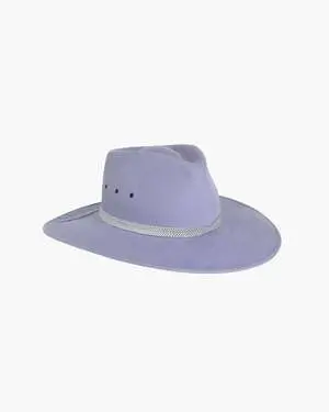 Eric Javits Jade Wool Felt Fedora Hat - Lilac