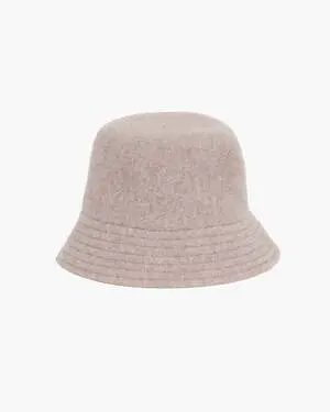 Eric Javits Wool Bucket Hat - Light Taupe