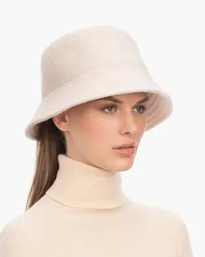 Eric Javits Wool Bucket Hat - Soft Cream