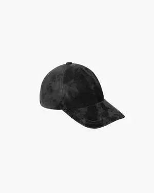 Eric Javits Suede Baseball Cap - Black
