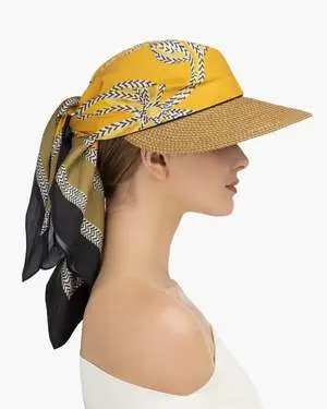 Eric Javits Bandana Visor - Calypso