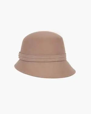 Eric Javits Cloche Hat - Taupe