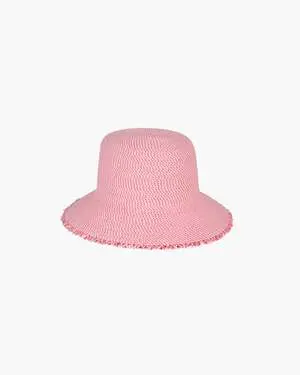 Eric Javits Squishee Bucket Hat Coral Pink