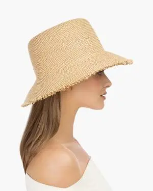 Eric Javits Squishee Bucket Hat - Natural