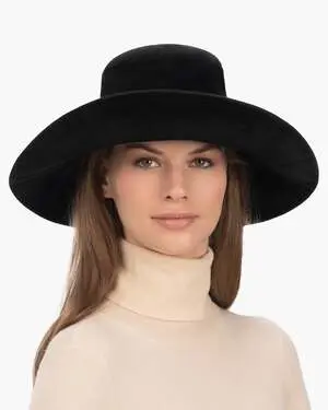 Eric Javits Water-repellent Calf Suede Floppy Hat - Tabac