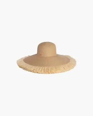 Eric Javits Squishee Floppy Hat With Fringe - Originalpeanut