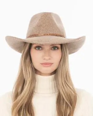 Eric Javits Wool Western Hat