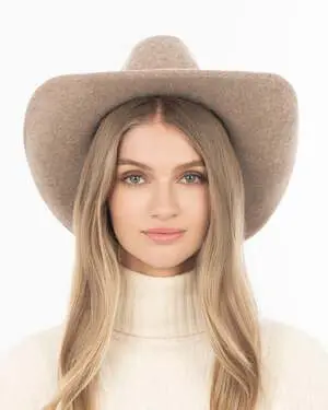 Eric Javits Wool Western Hat