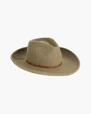 Eric Javits Wool Western Felt Cowboy Hat - Camel