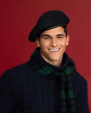 Eric Javits Kaden Beret - Navy