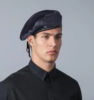 Eric Javits Hair Calf Leather Beret